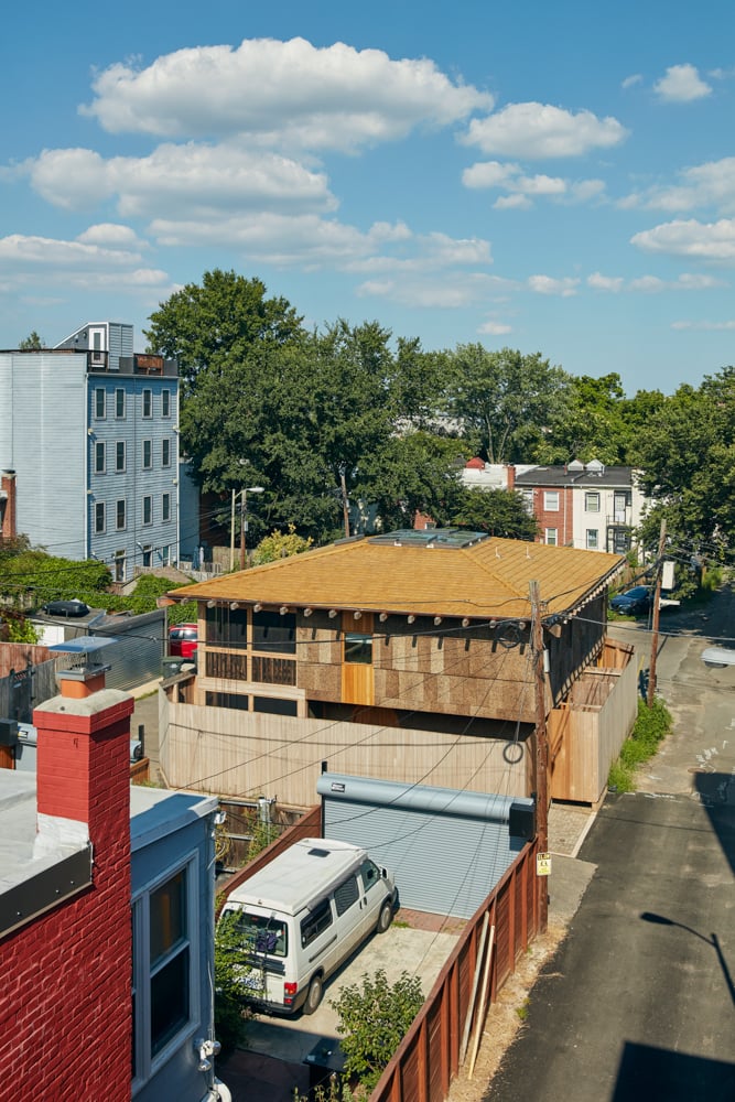Amorim Cork Insulation & Facade - Poplar Grove Alley House - Washington DC - Case Study
