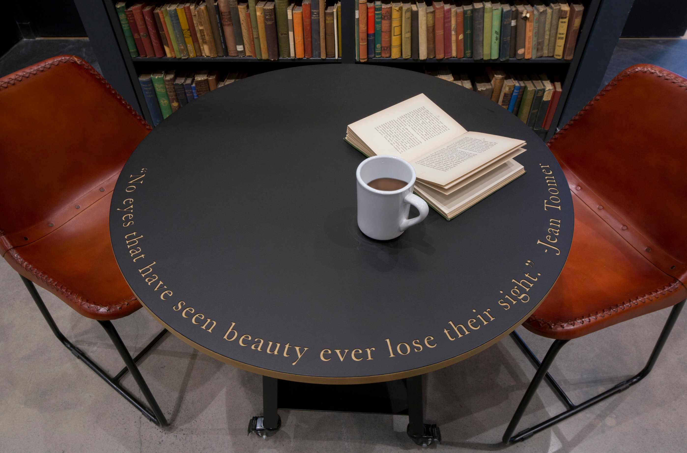 Brooklyn Center for Fiction - Custom Richlite Cascade Table Tops - Case ...