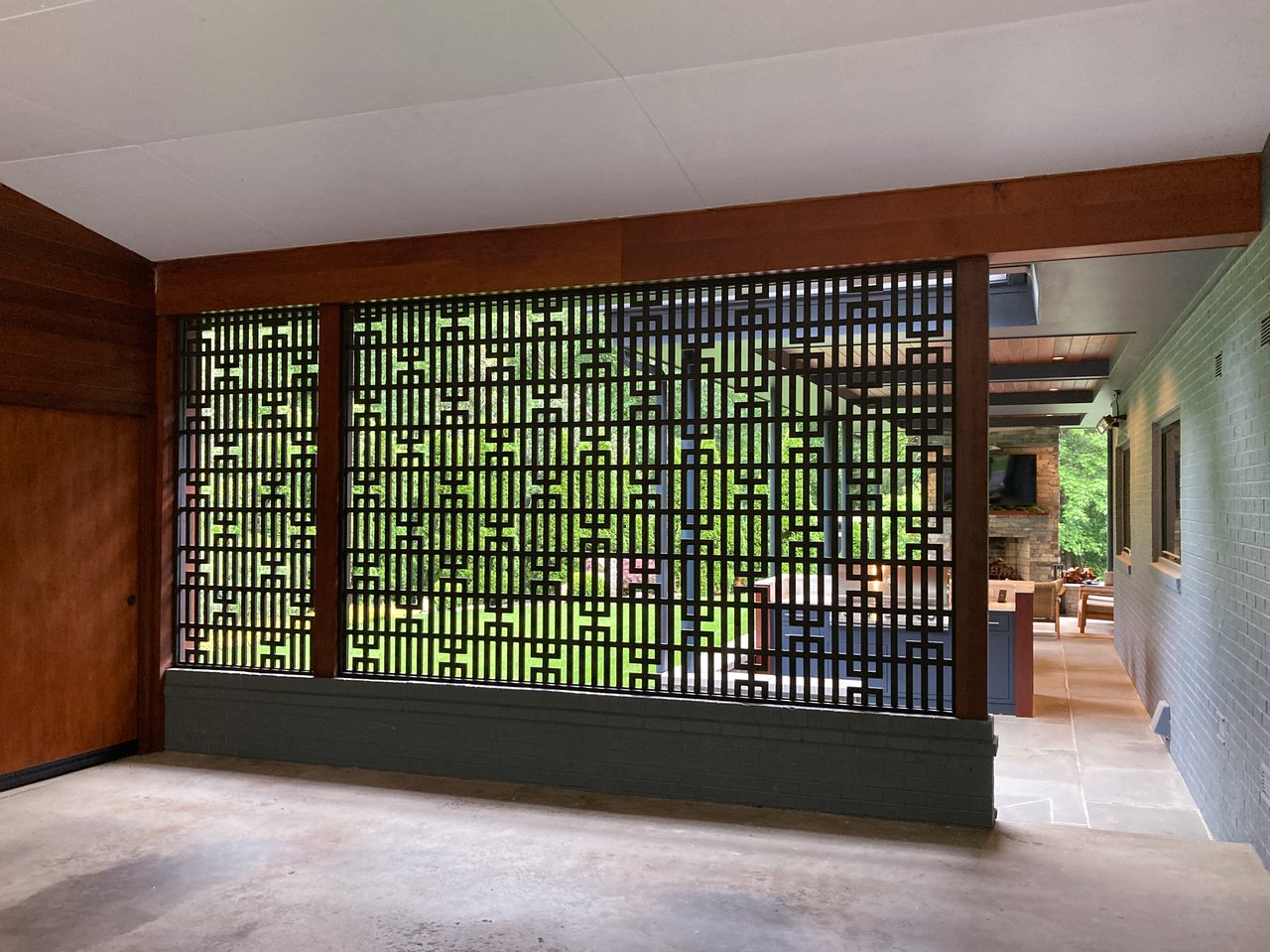 Tekstur Custom Exterior Partition - Private Residence - Richmond, Va ...