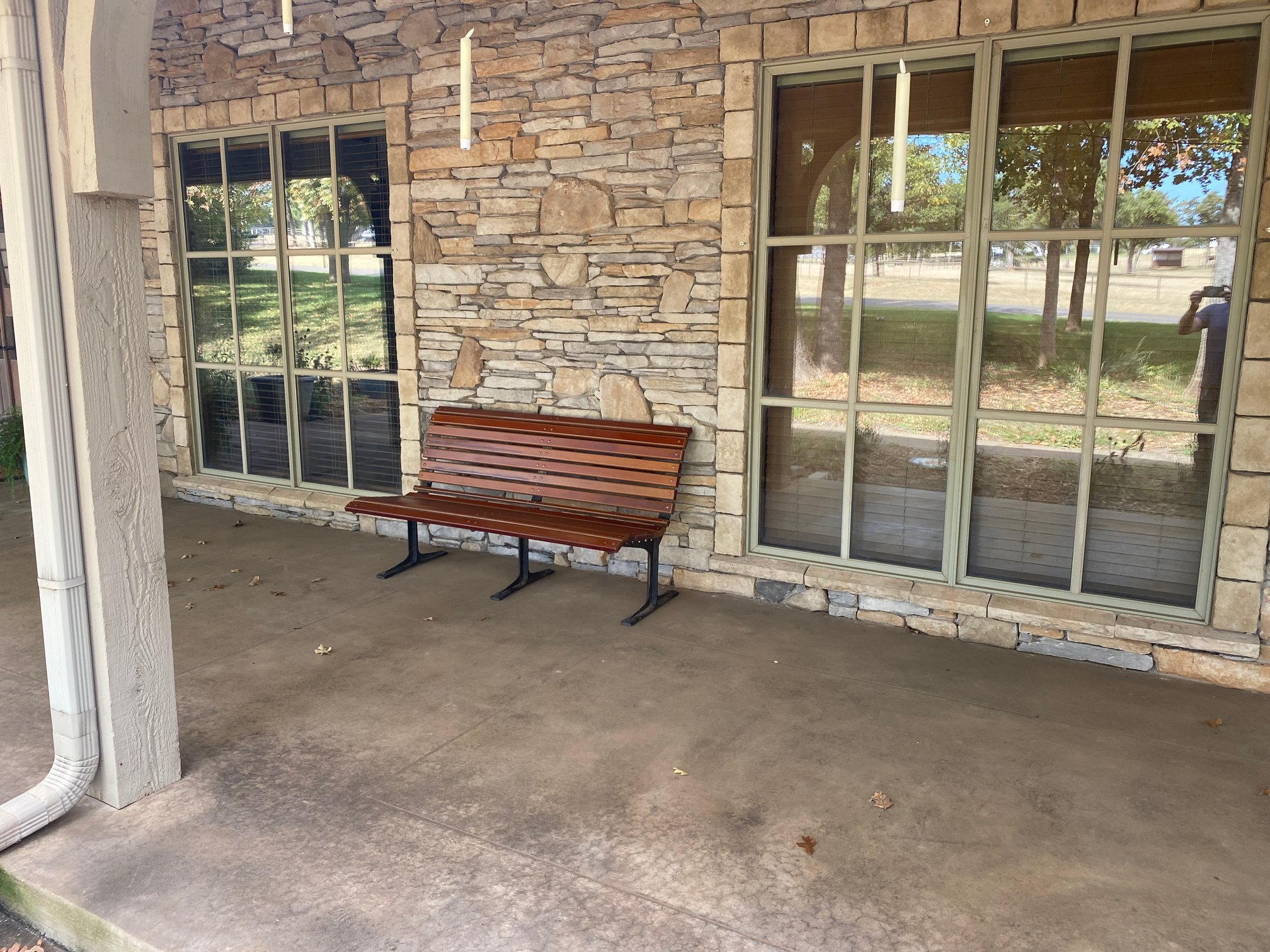 20-year-old Richlite Countertops Upcycled into a Park Bench