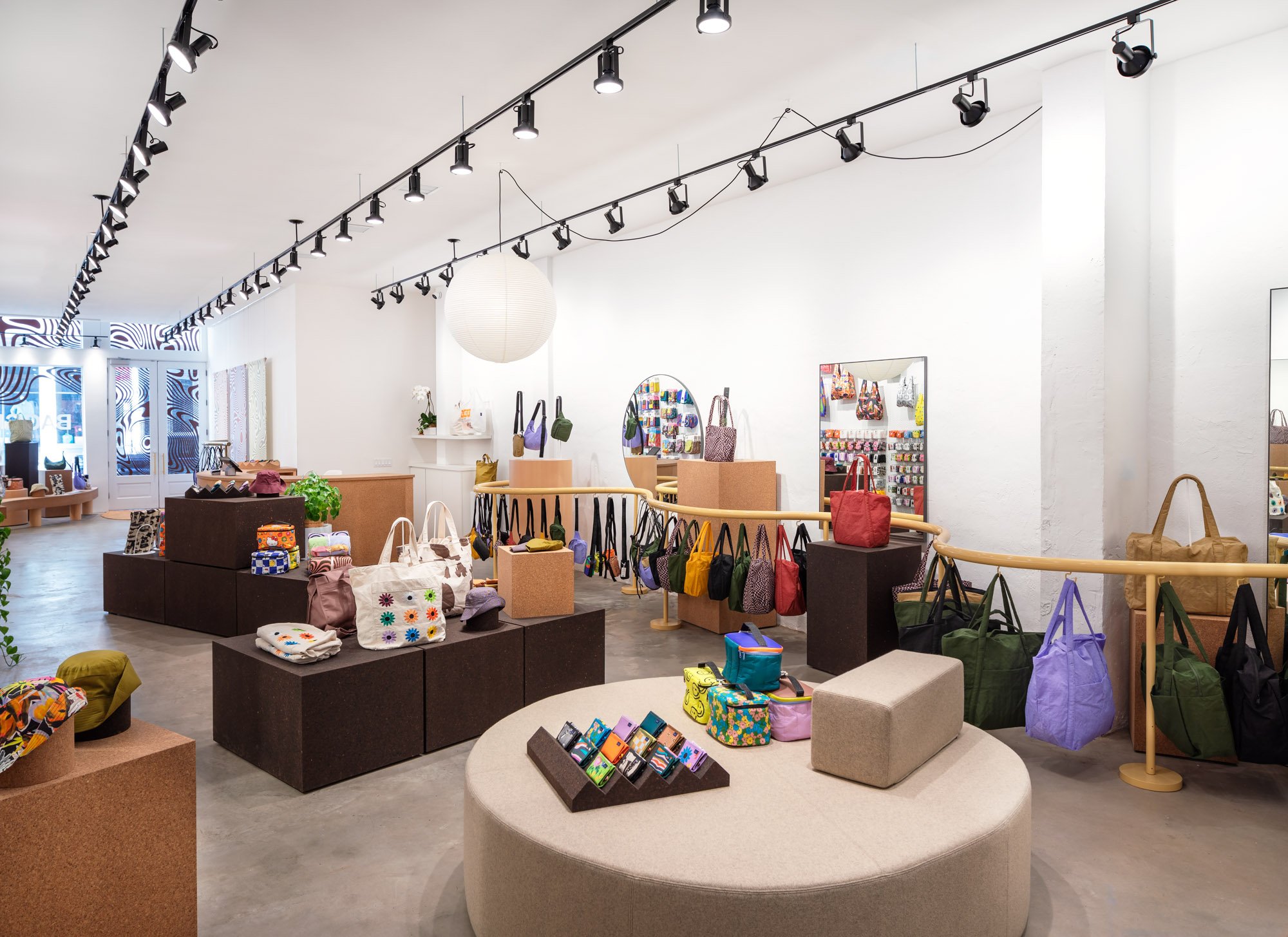 Suberra Cork Fixtures - Baggu Flagship Store - NYC - Case Study