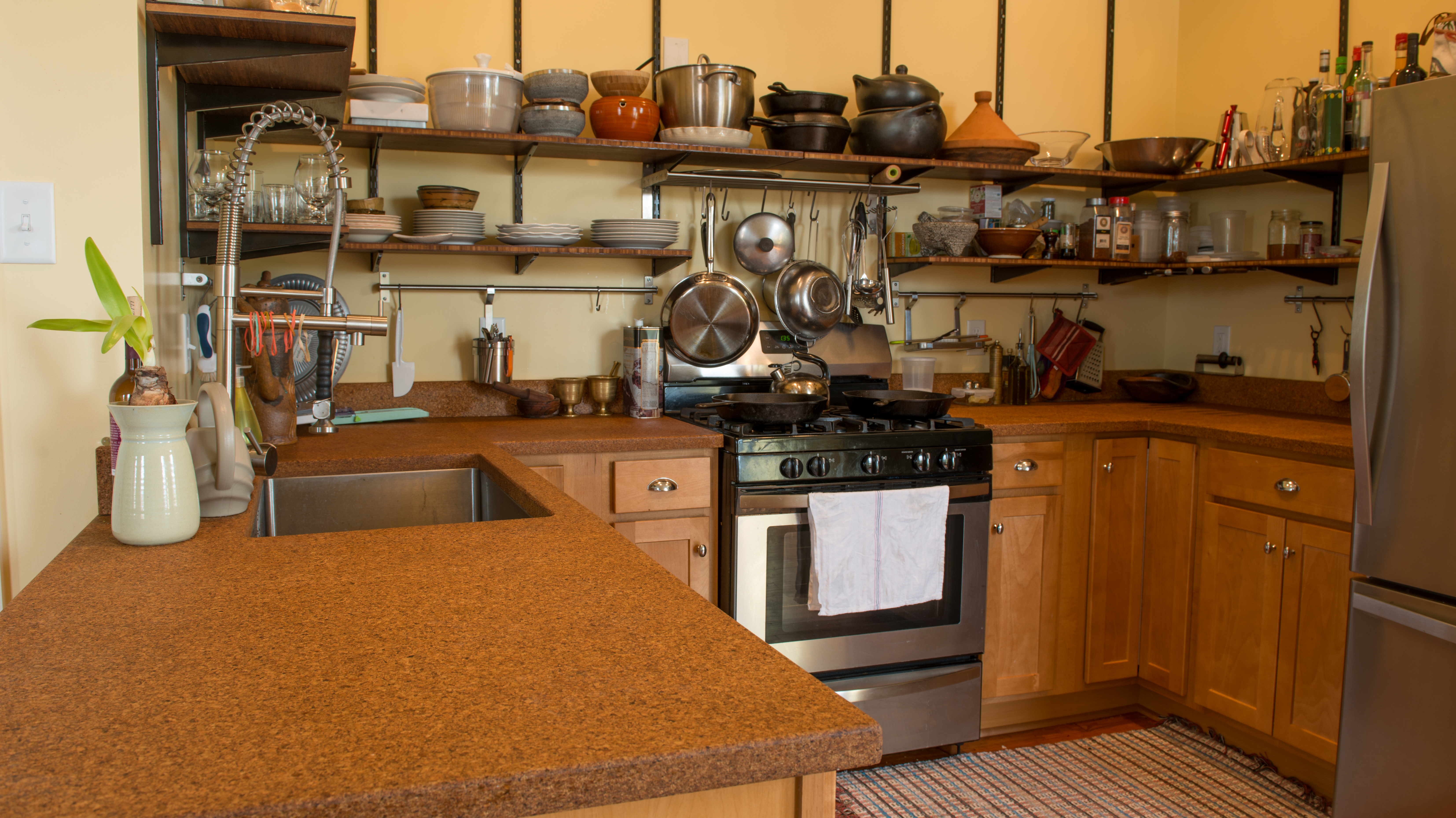Suberra High-Density Cork - Kitchen Countertops - Richmond, VA - Case Study
